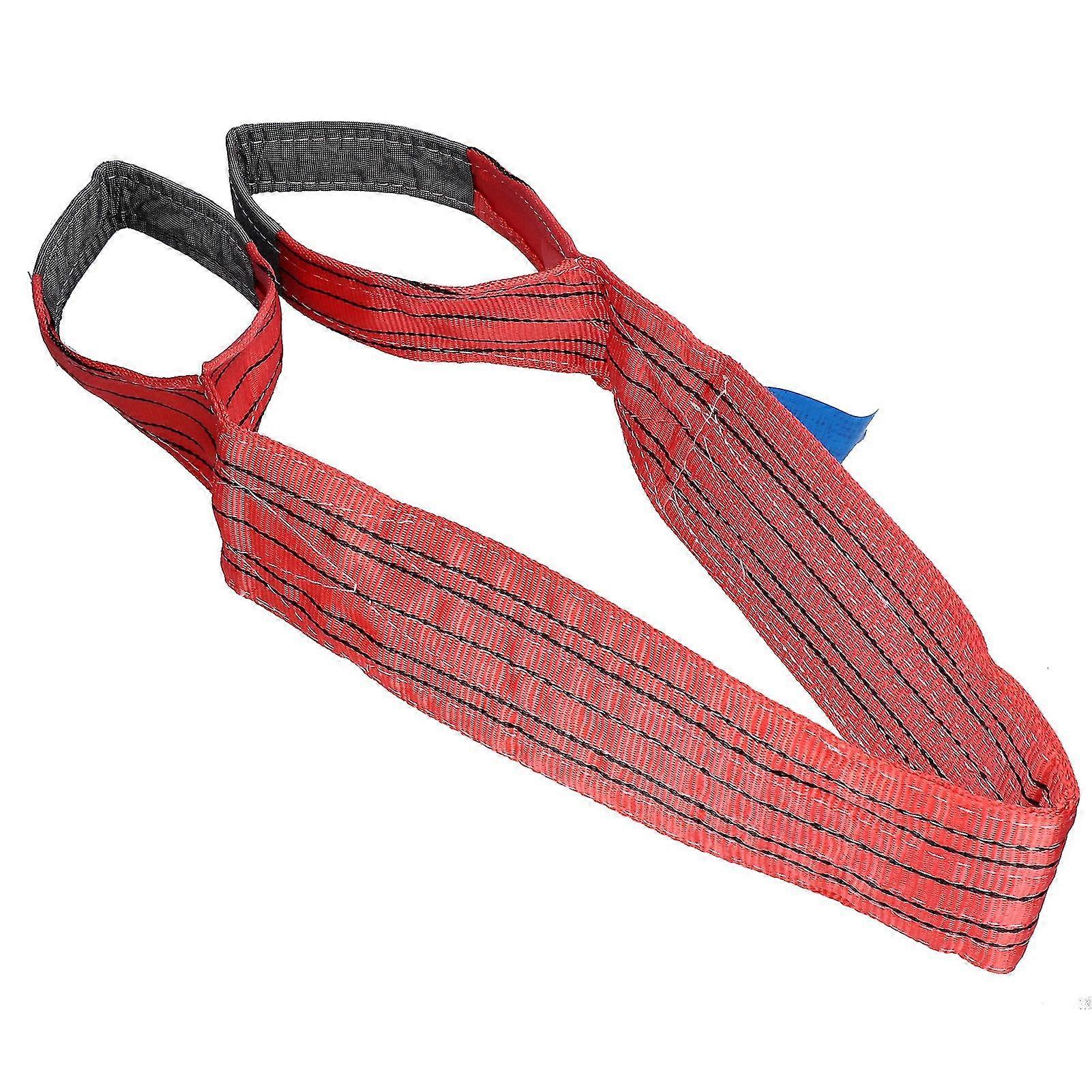 5T Soft Hoist Lifting Sling Webbing - 4.72in Thickened Flat PES Strap ...