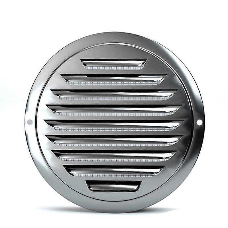 Stainless Steel Exterior Wall Air Outlet Vent Grille 70-200mm Round ...
