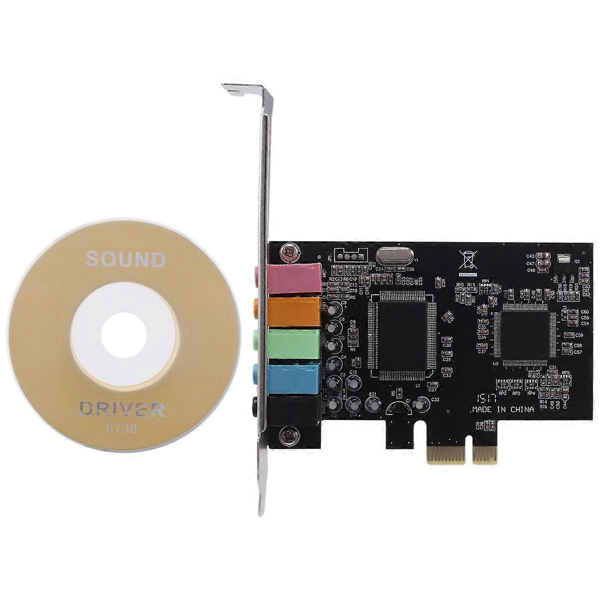 5.1 Internal Sound Card for Windows 10 with Low Profile Bracket, 3D ...