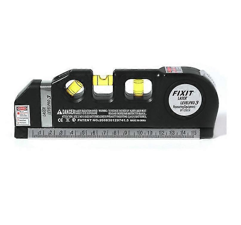 Laser Level Ruler Spirit Level Line Measurement Tool Infrared Ruler ...