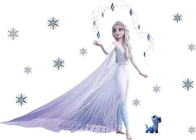 XXL Frozen Disney Frozen Wall Stickers Removable Living Room Elsa Wall ...