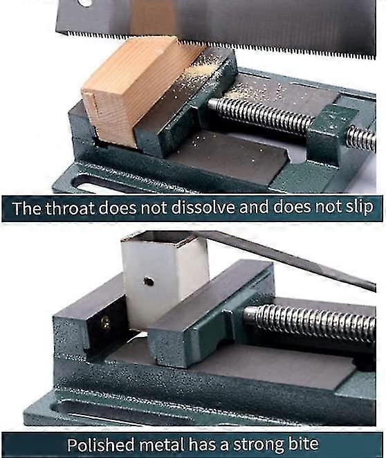 Table Vise, 4 Inch Flat Clamps Rig Vise Drilling Machine Bench Vises ...