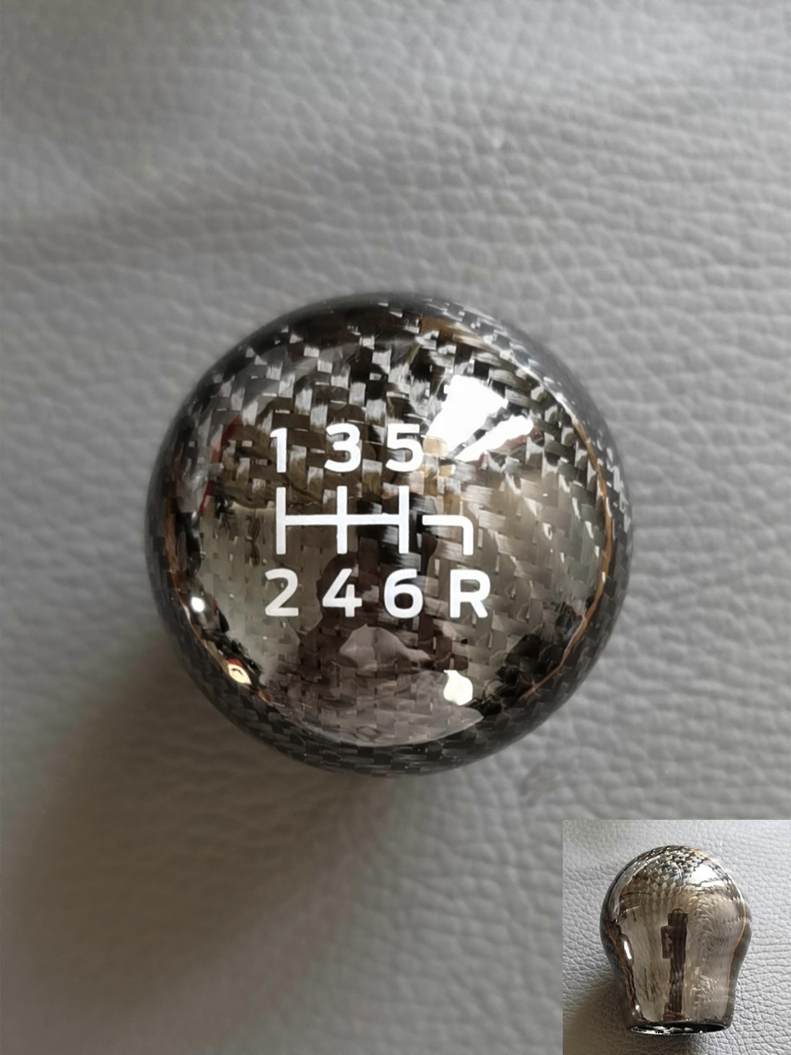 New Racing 6 Speed ST Carbon Fiber Gear Shift Knob For Ford Focus ST RS ...