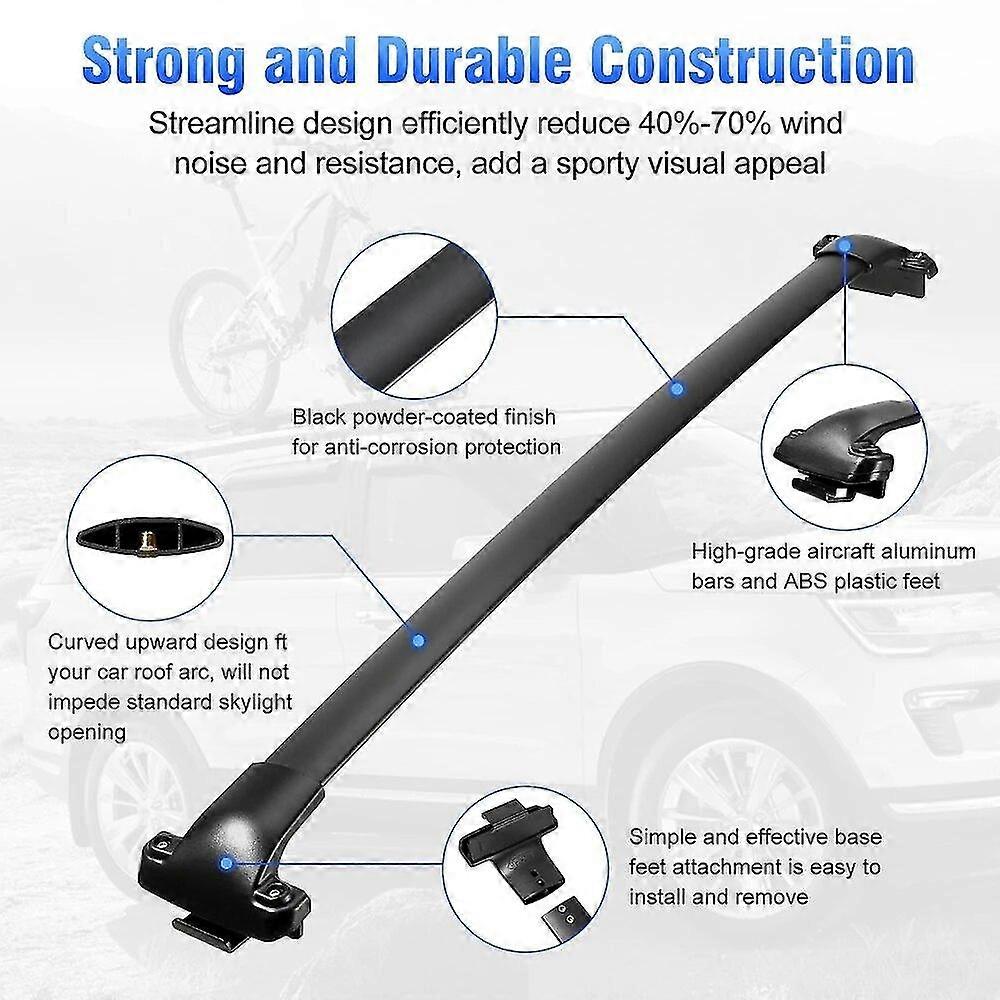 Roof Rack Cross Bars for Ford Explorer 2020-2023 Aluminum Car Roof Top ...