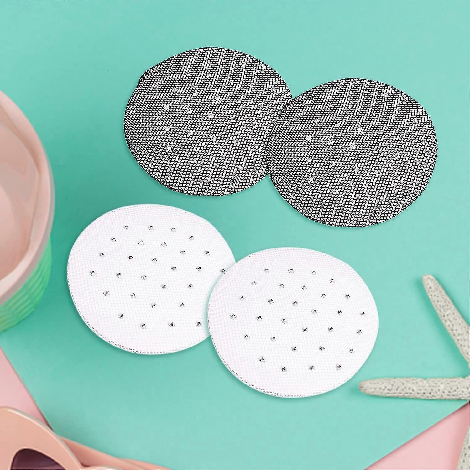 4 Pack Elastic Hair Nets, Invisible Hair Net, Bun Cover Elastic Edge ...