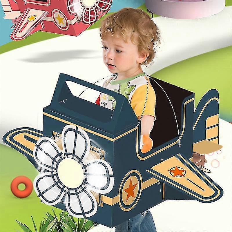 Cartoon Plane Craft Paper Wearable DIY Toys Educational Toys for ...
