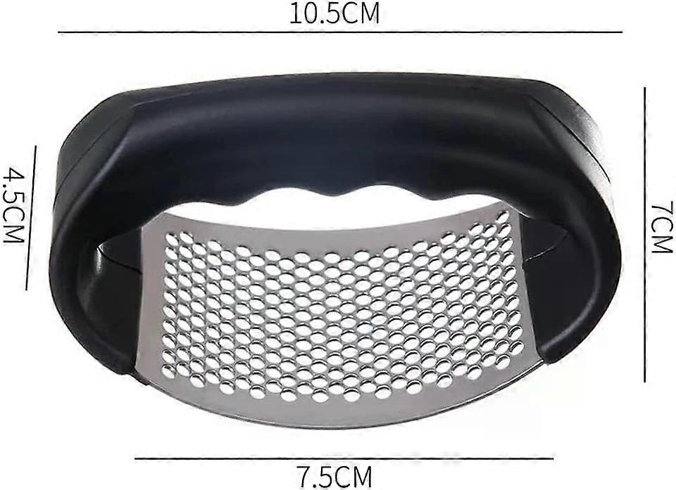 Garlic Press, Stainless Steel Manual Garlic Mincer Crusher Chopping ...