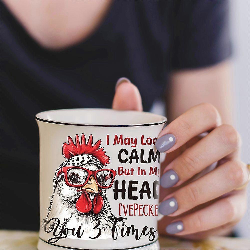 18 Sheets 3.9x3.6inch Funny Chicken Rub on Transfer Colorful Rooster ...