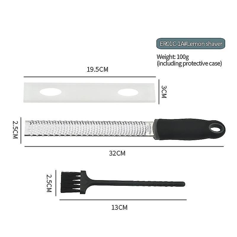 Microplane Zester Grater in Black Color for Citrus, Parmesan, Ginger ...