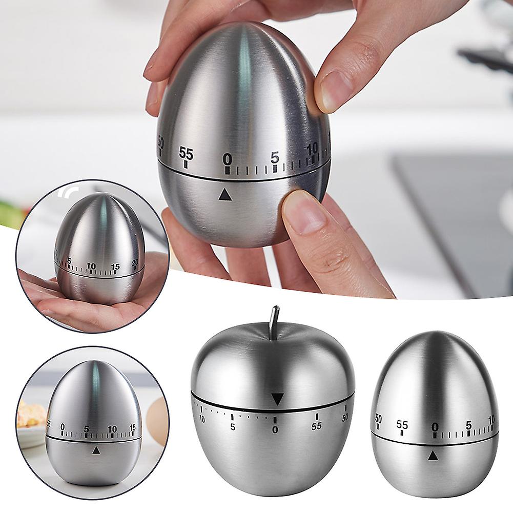 60 Minutes Egg/Apples Shape Kitchen Mechanical Timer Multipurpose ...