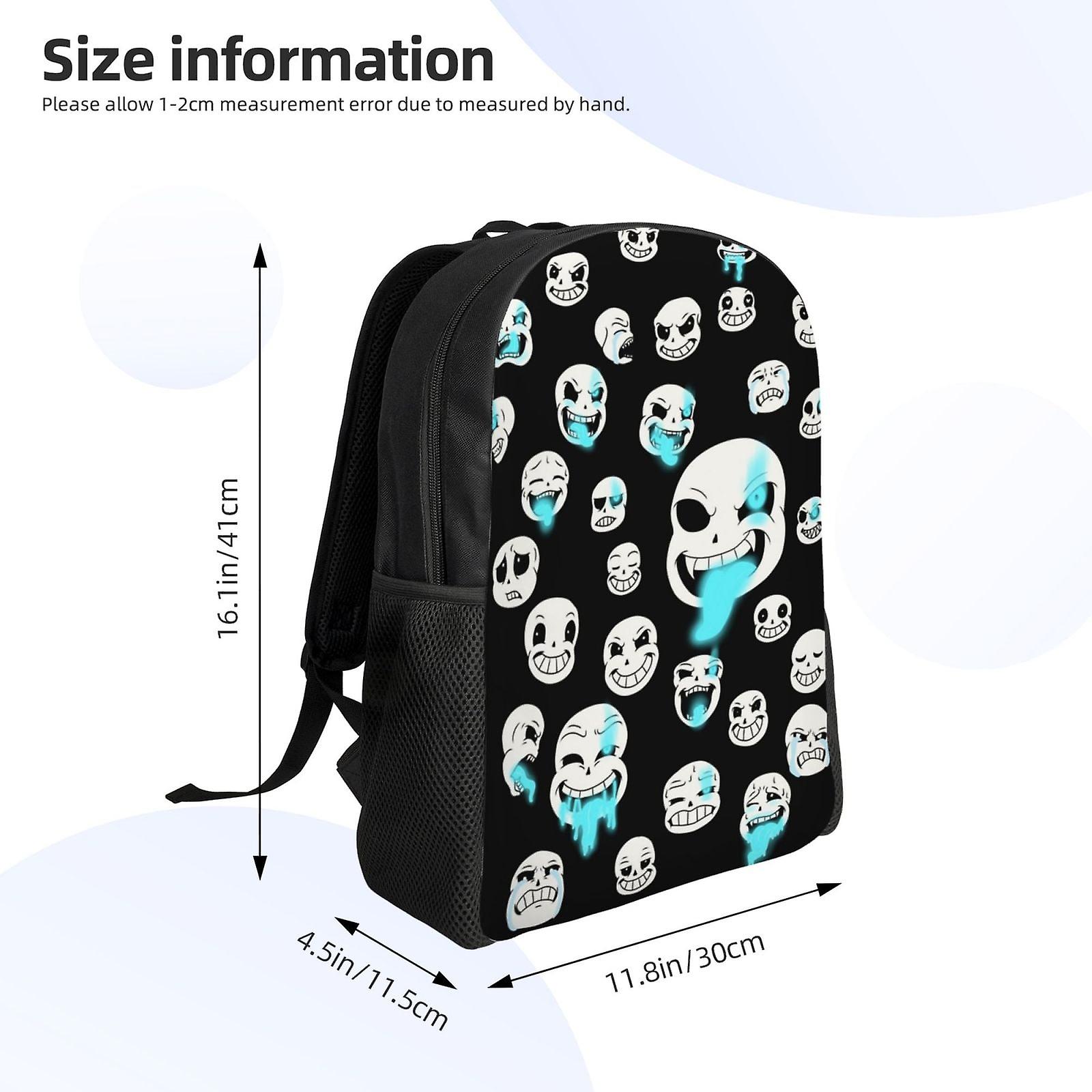 Undertale Sans Backpacks Casual Daypacks Student Book Bag Printing ...