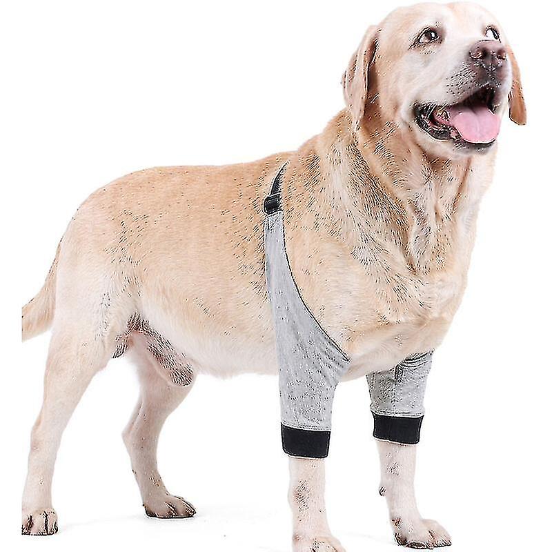 Dog Elbow Pads Adjustable Front Leg Covers Pet Surgery Injury Recovery ...