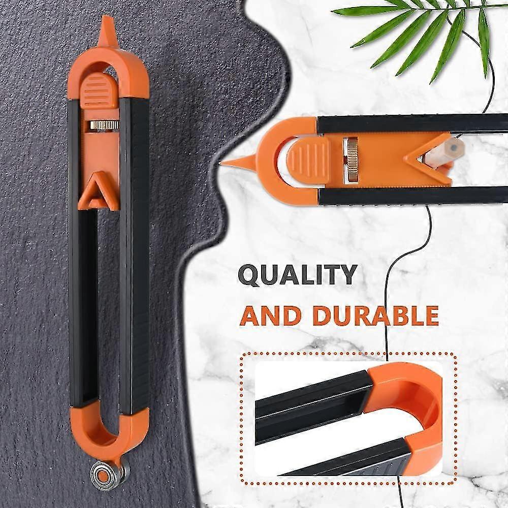 Contour Gauge With Interlock Profile Tool Woodworking Measuring Ruler ...