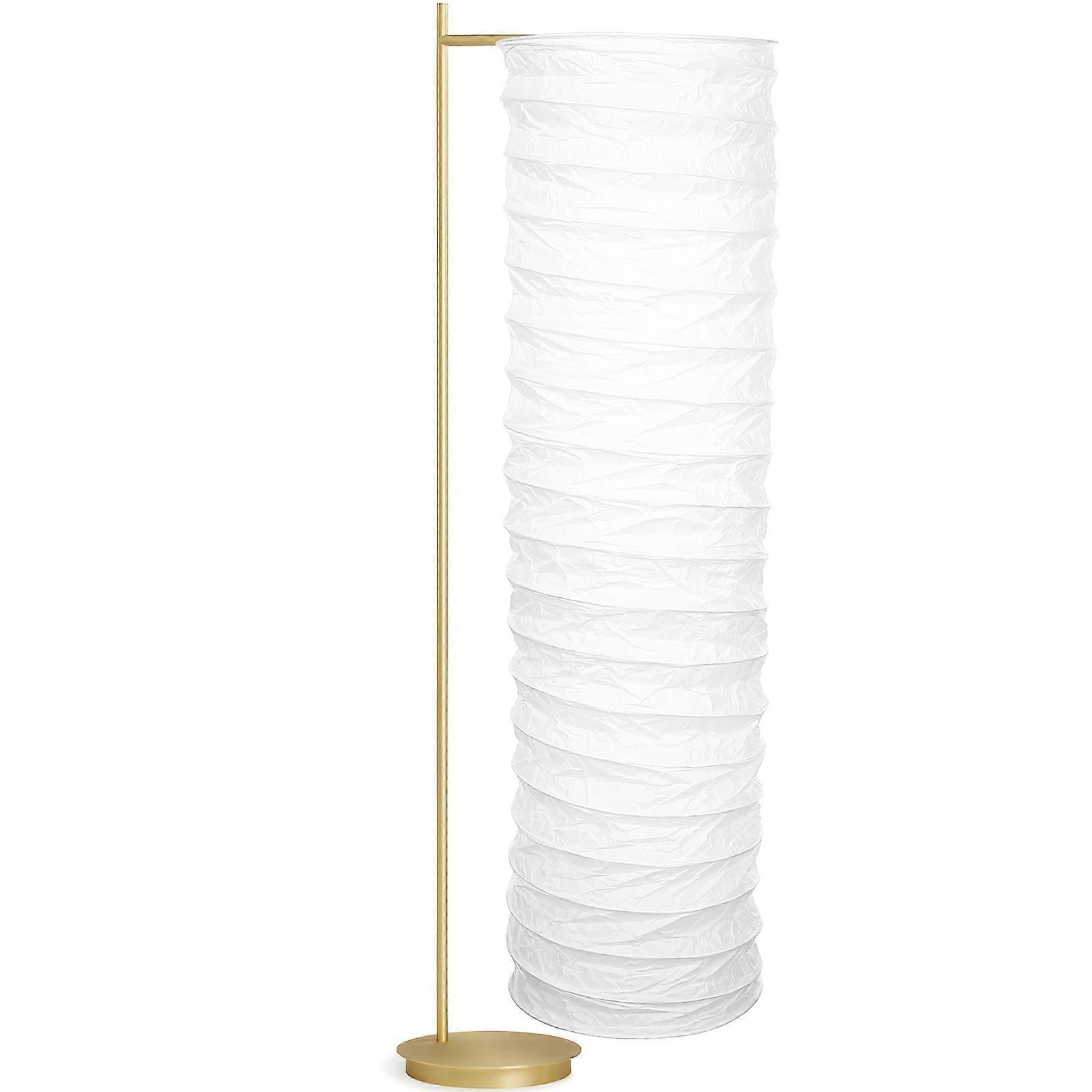 Paper Floor Lamp Shade Nordic Style Foldable Paper Lamp Cover Modern ...