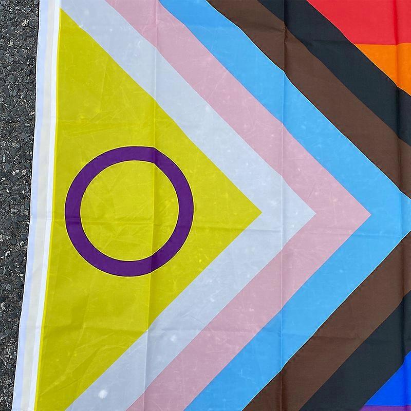 Aerlxemrbrae 90x150cm Progress Pride Flag - Redesigned To Better ...