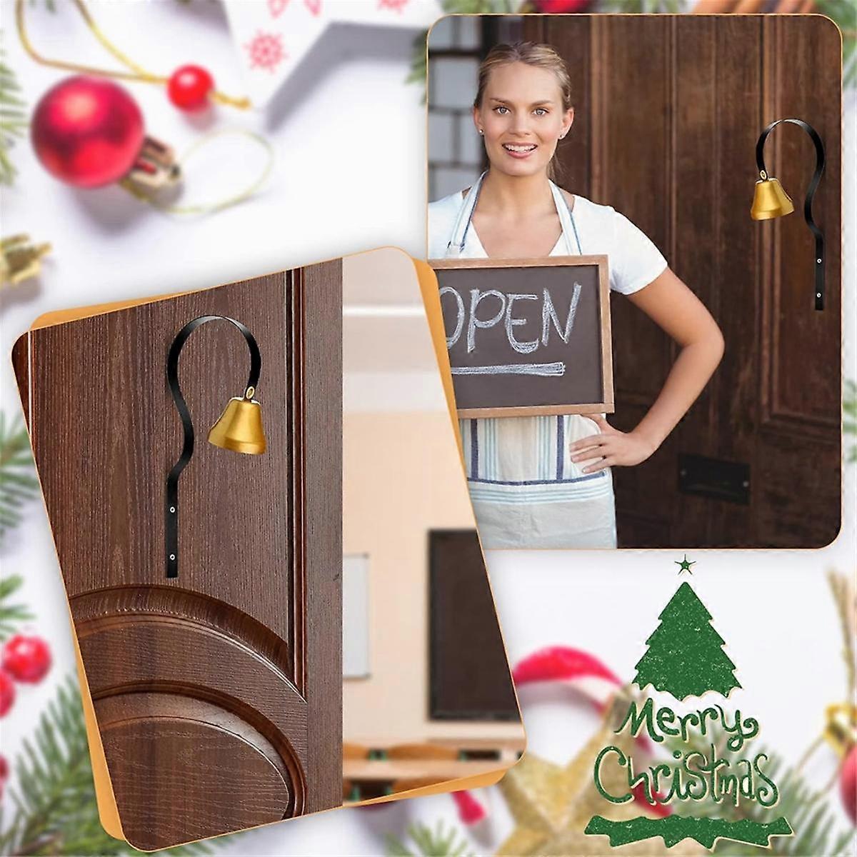 4 Pcs Shopkeepers Bell Antique Doorbell Wall Mounted Shopkeepers ...