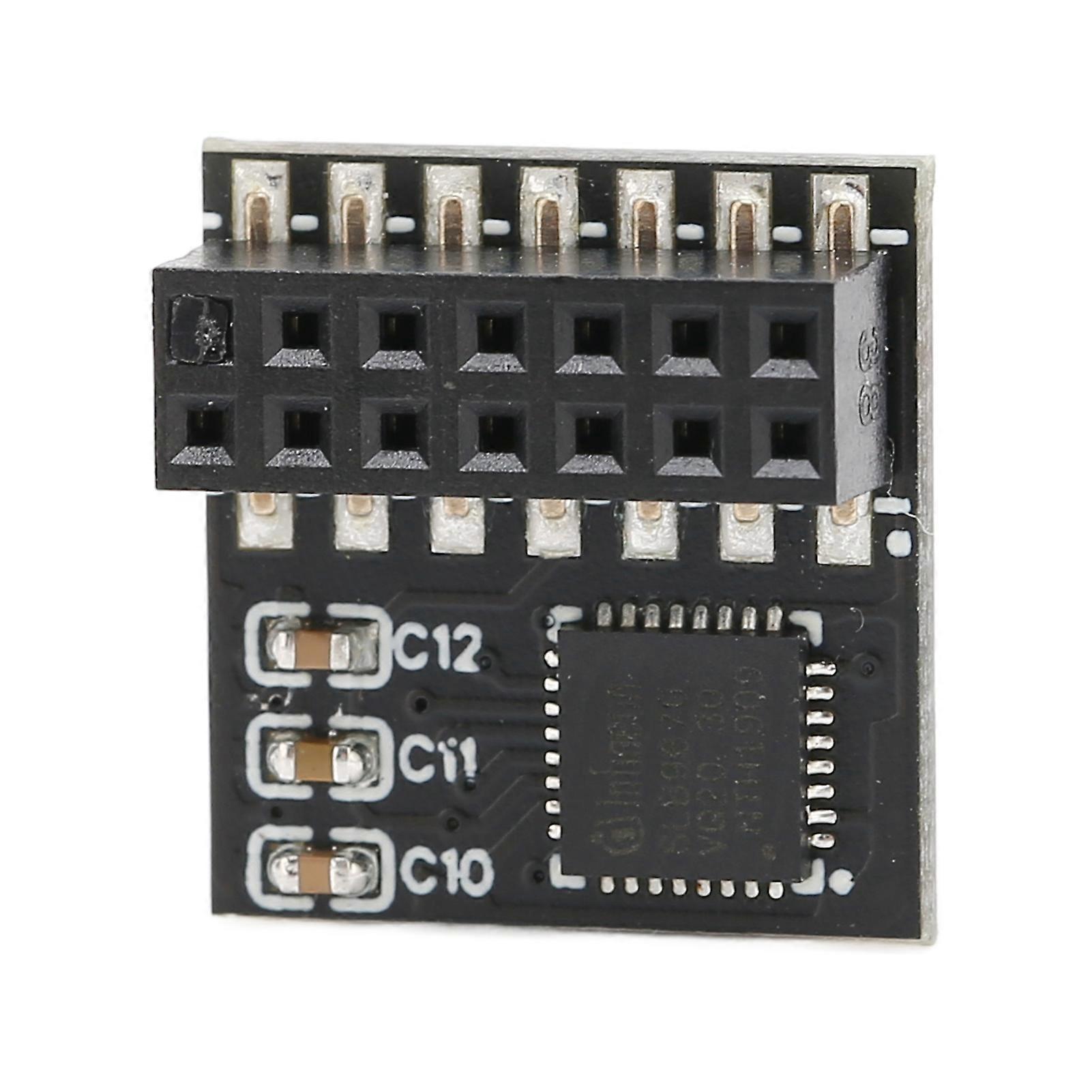 TPM 2.0 Module 14Pin SPI TPM 2.0 Encryption Security Module LPC Interface 14Pin TPM2.0 Module ...