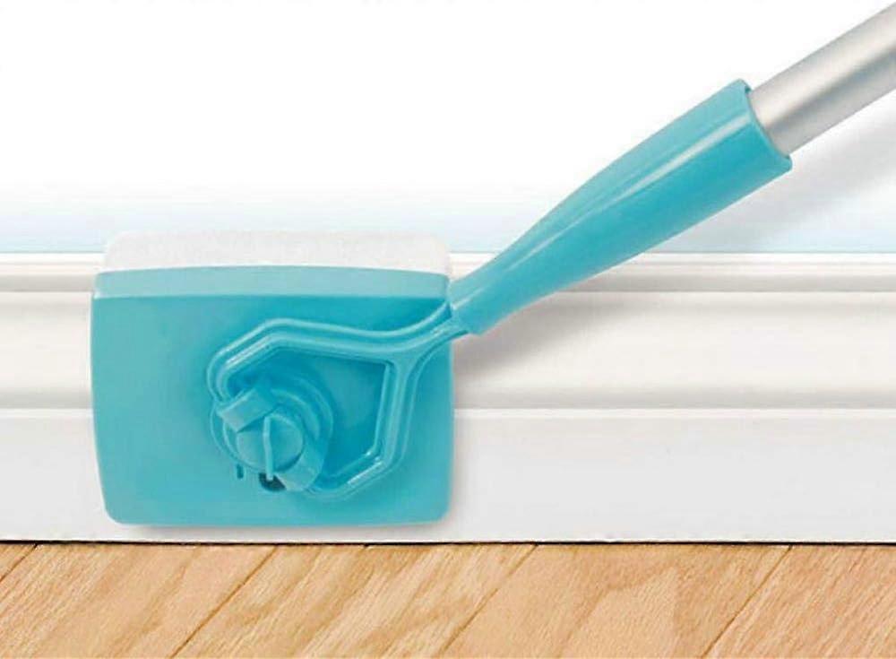 Baseboard Cleaner Tool with Handle 2 Reusable Cleaning Pads by No ...