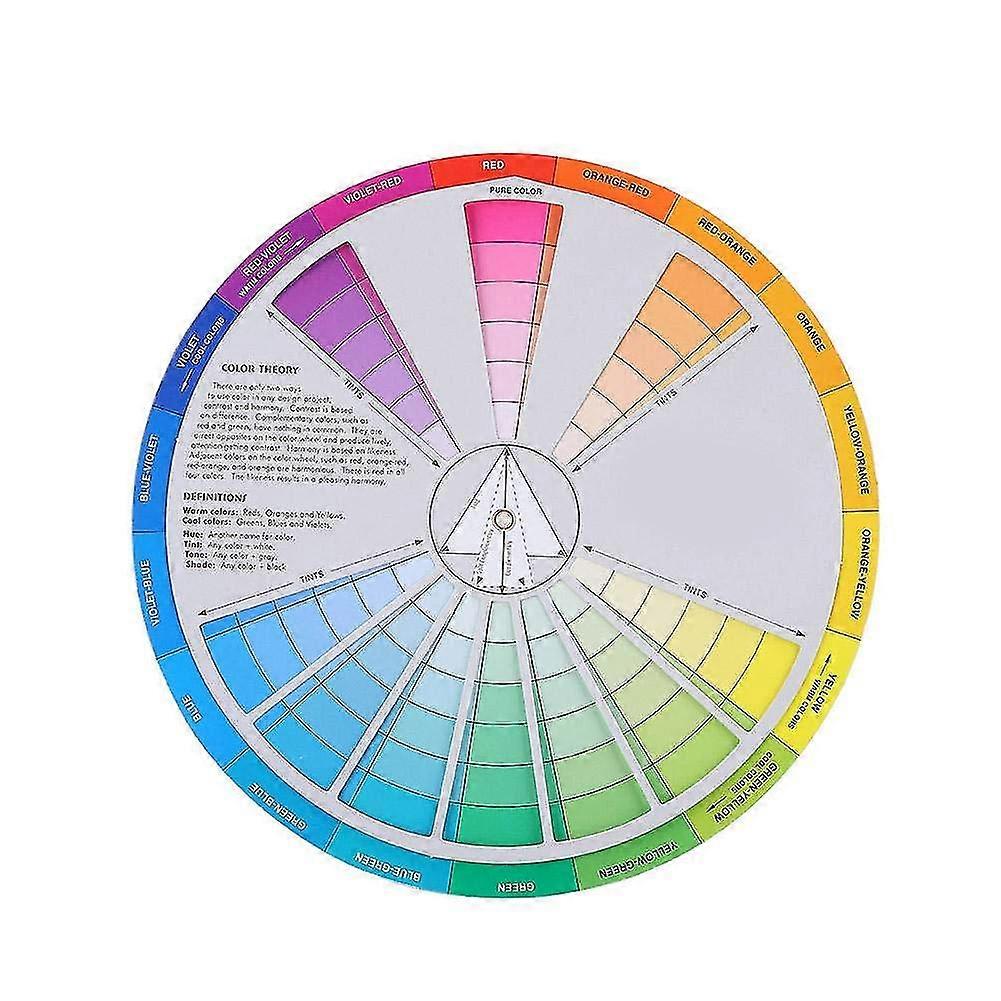 Color Wheel Color Mix Guide, Tattoo Pigment Chart Supplies For Paint ...