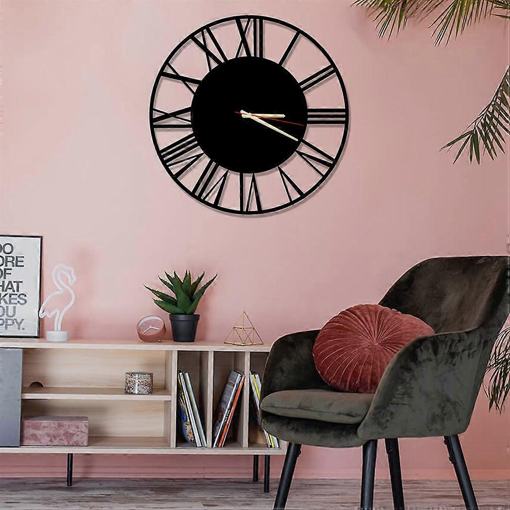 Milan Metal Wall Clock | Fruugo UK