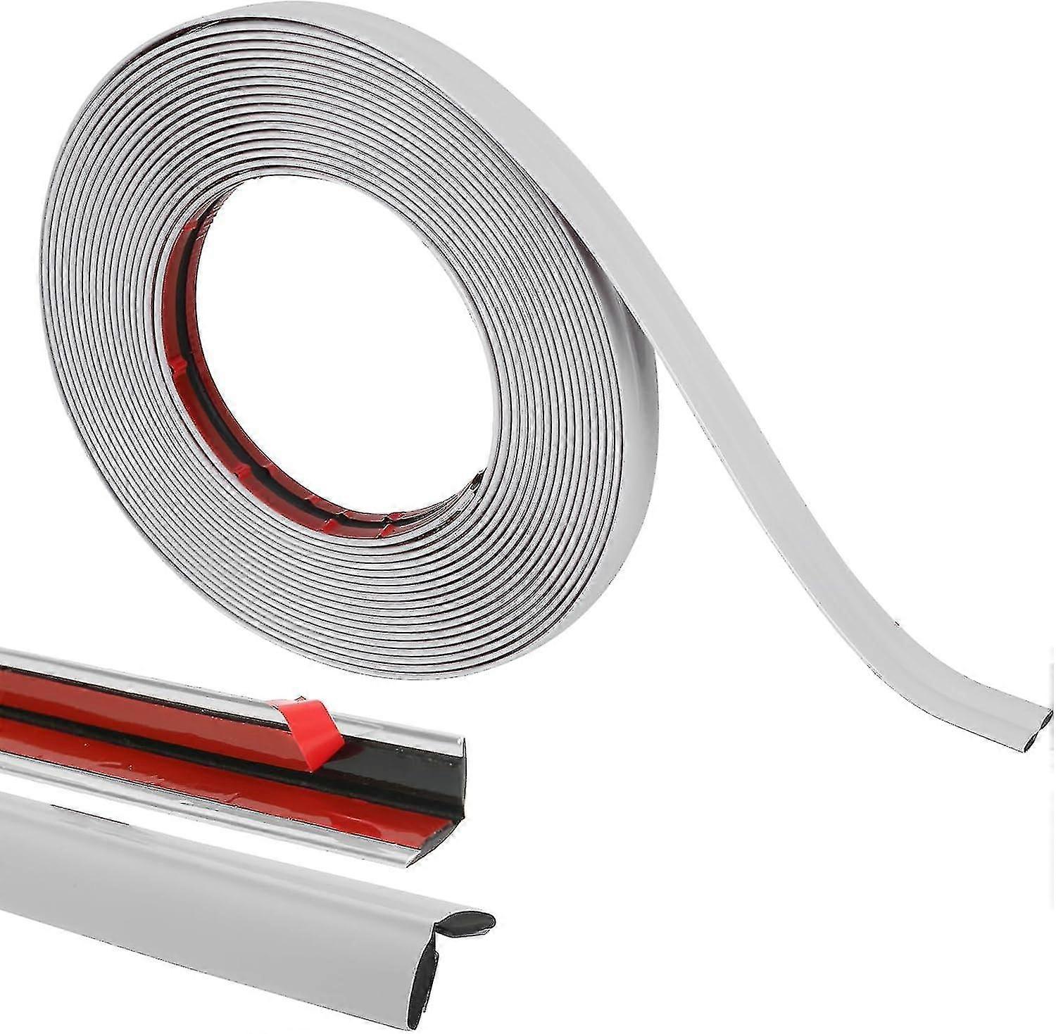 10 m Self-Adhesive Mouldings, Flexible Kink Strip, PVC End Strip, Wall ...