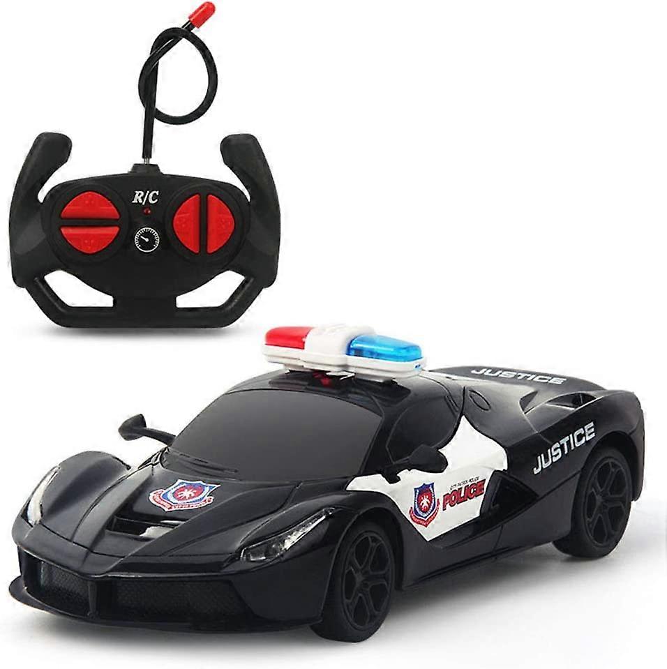 Remote Control Car 1/24 RC Police Car Electric Cop Car Toys for Kids ...