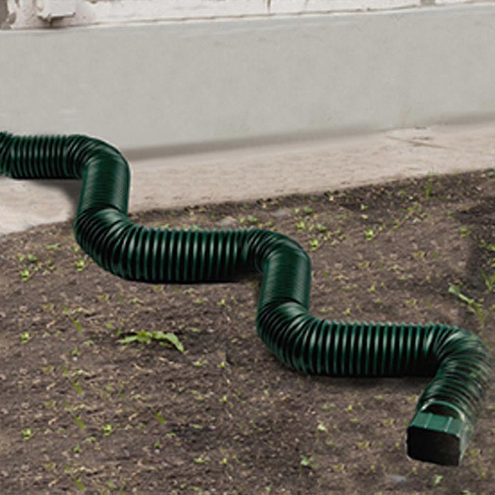 Downspout Plastic Extension Pipe Flexible Easy Installation Extender ...