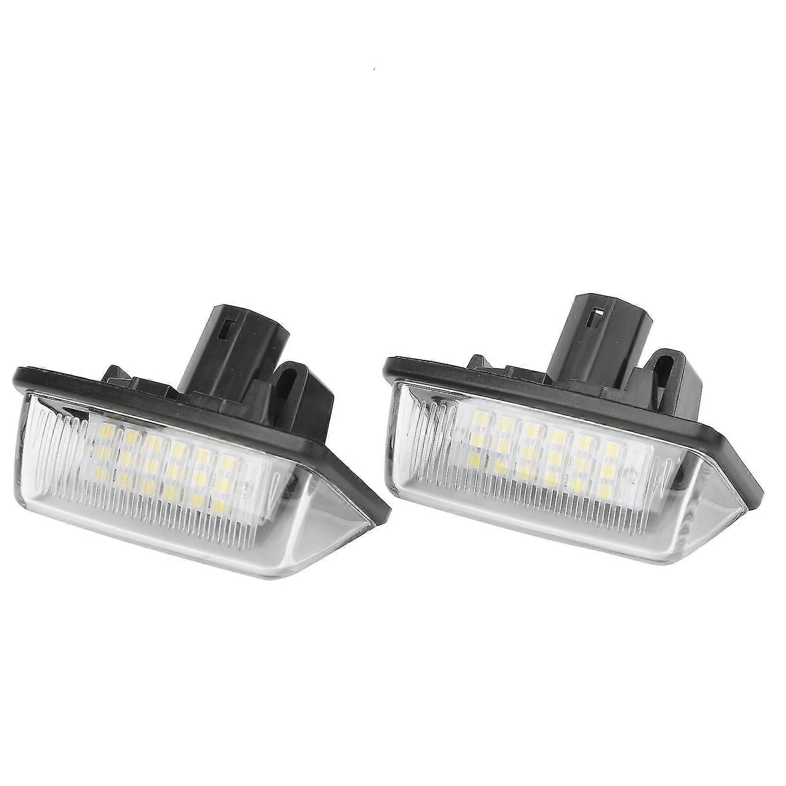 2pcs LED License Number Plate Light 6500K Low Power Consumption Fit for ...