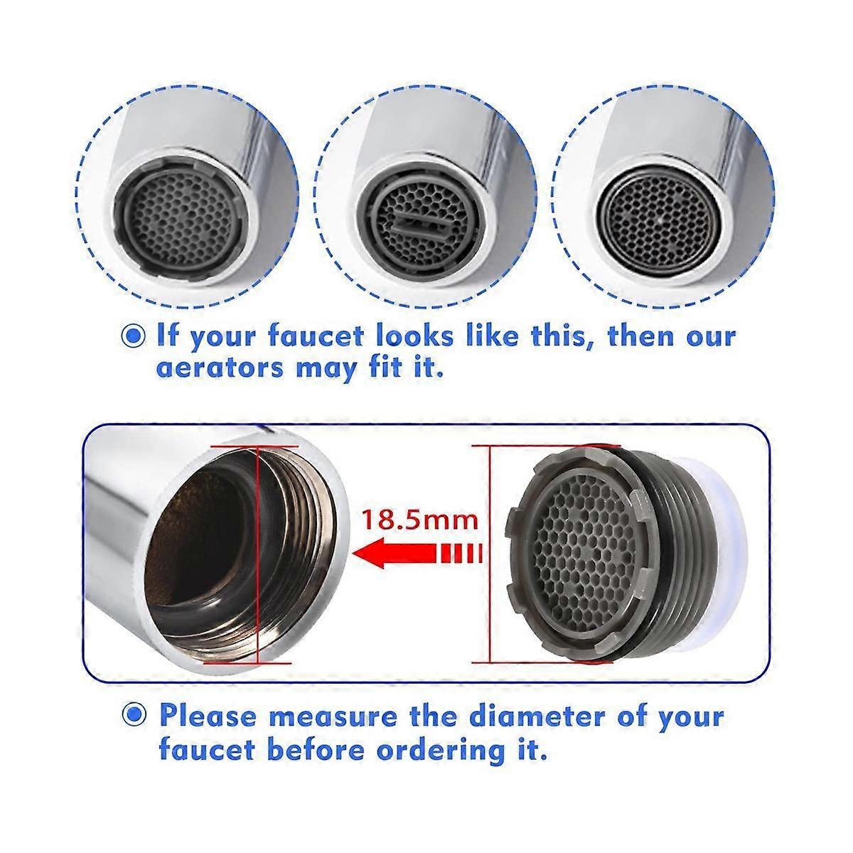 10PCS Faucet Aerator Replacement for Sink Faucet Flow Restrictor ...