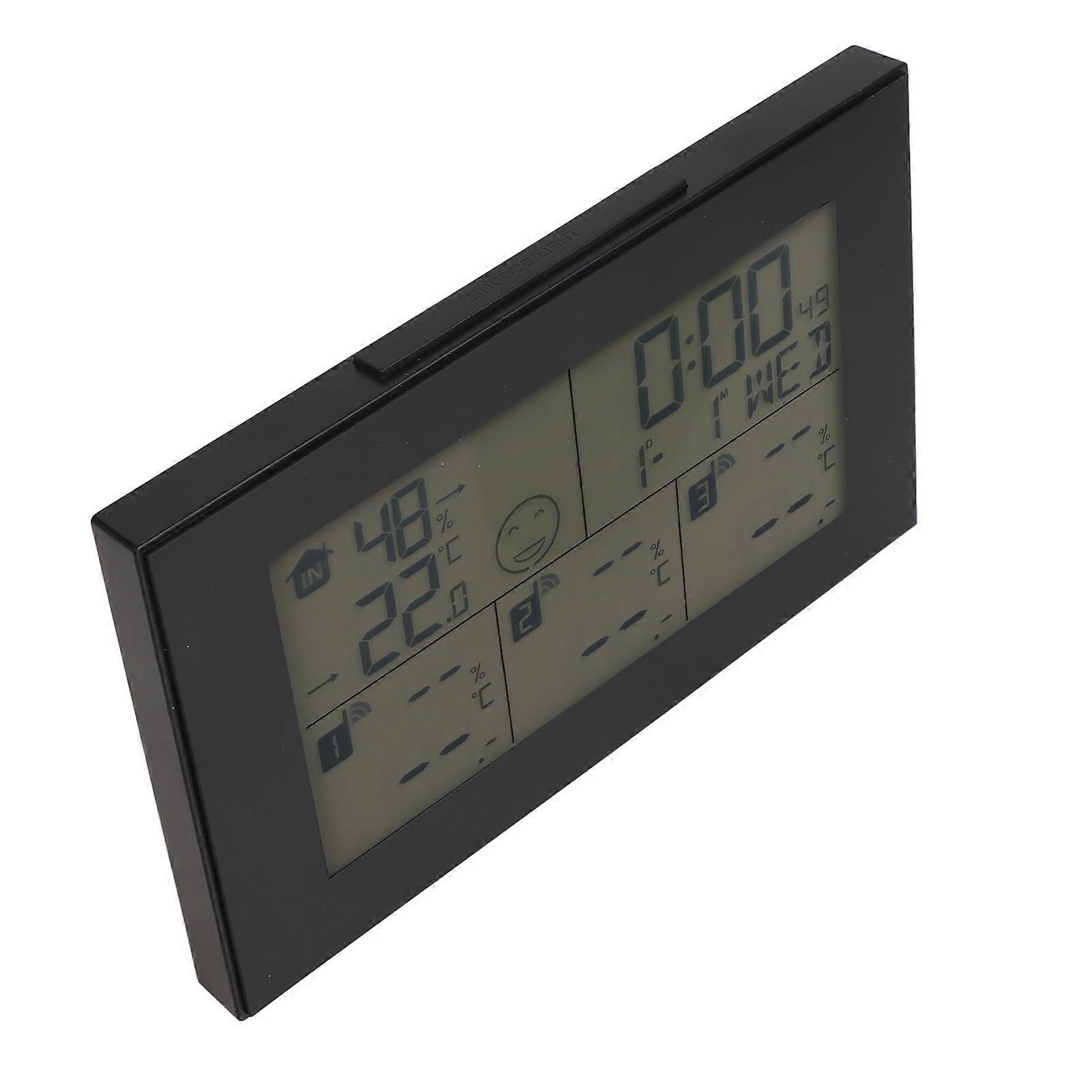 Indoor and outdoor wireless temperature and humidity weather forecast ...