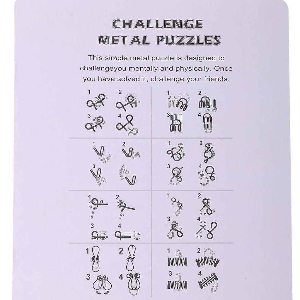 Brain Teaser Keys Puzzles For Adults Kids Toys | Fruugo UK