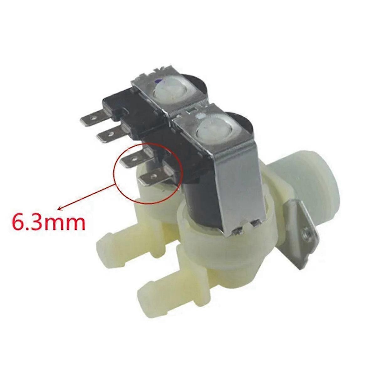 Drum Washing Machine Inlet Water Valve Dual Heads Inlet Magnetic Valve ...