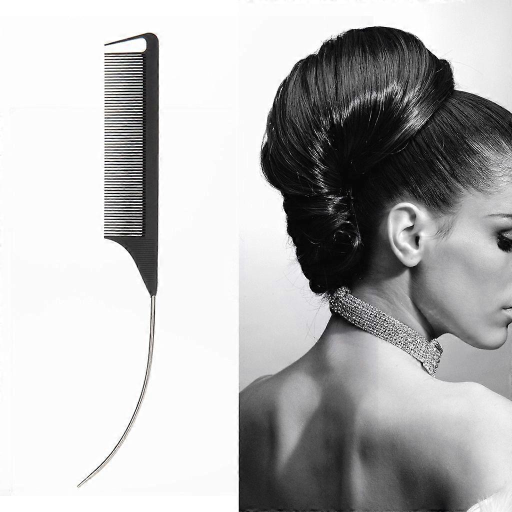 Highlight Comb Steel Needle Tip-tail Comb Salon Perm Hair Dye Brush ...