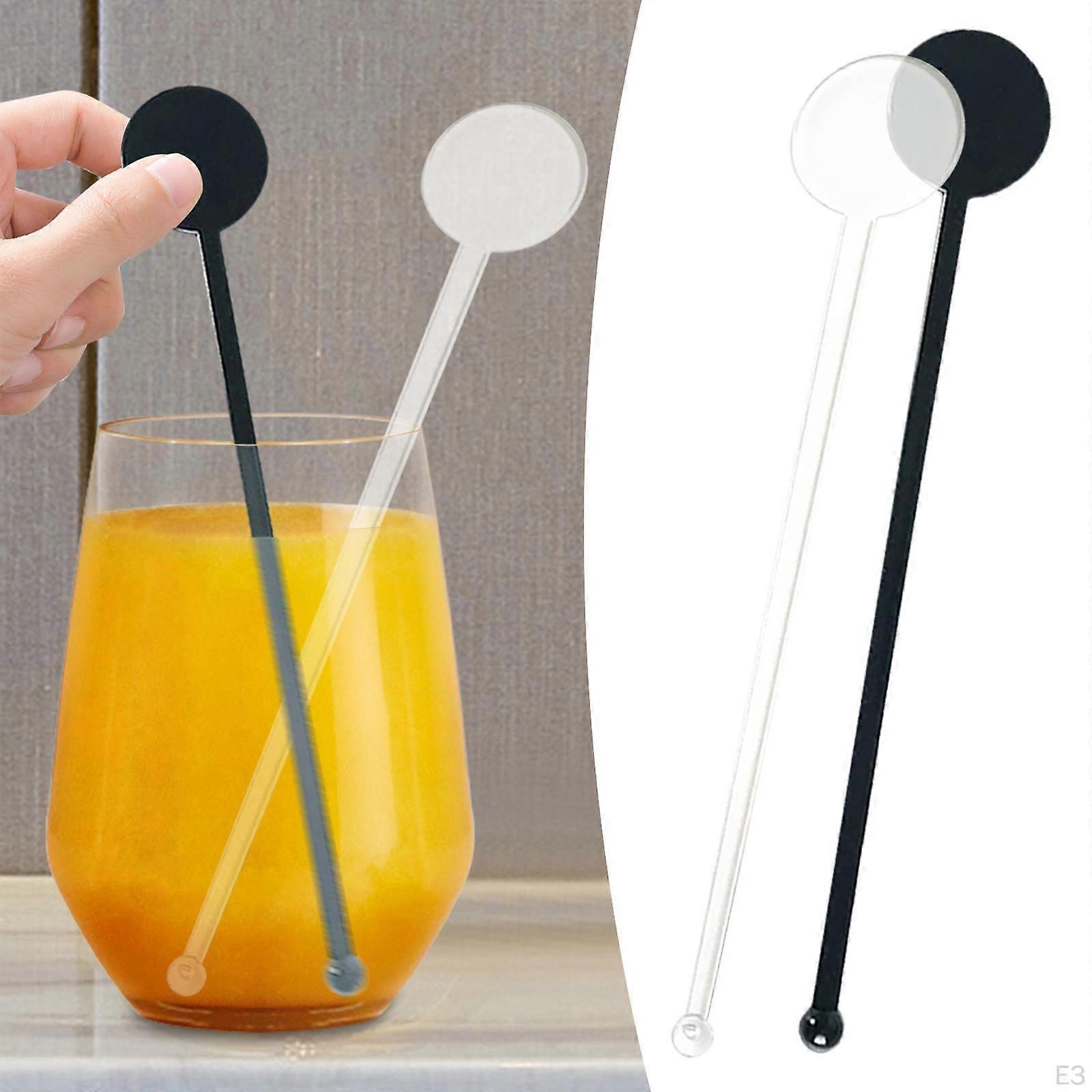 100 Pcs Coffee Stirrers, Drink Hand Paddles, Cocktail Paddles for Beer ...