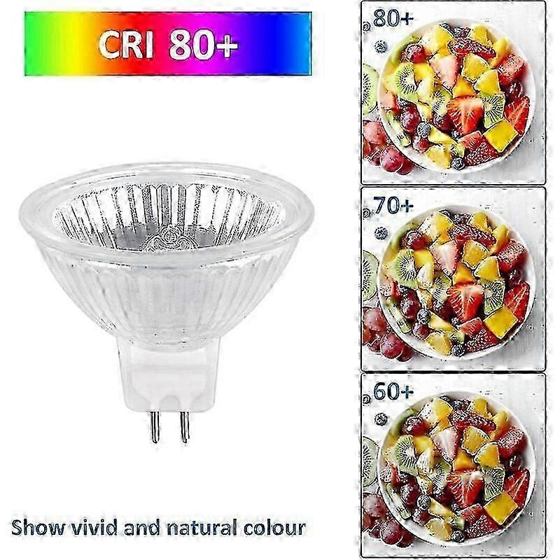 Halogen Bulb GU5.3 50W 12V - 6 Pack Energy Efficient MR16 Light Bulbs ...