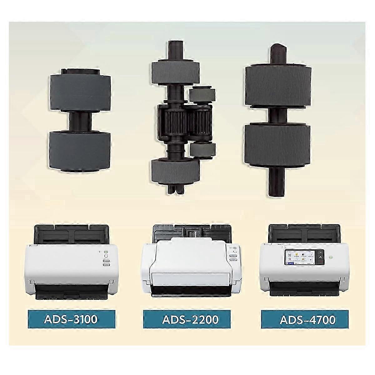Scanner Roller Replacement Kit for ADS-2200 ADS-3100, Compatible with ...