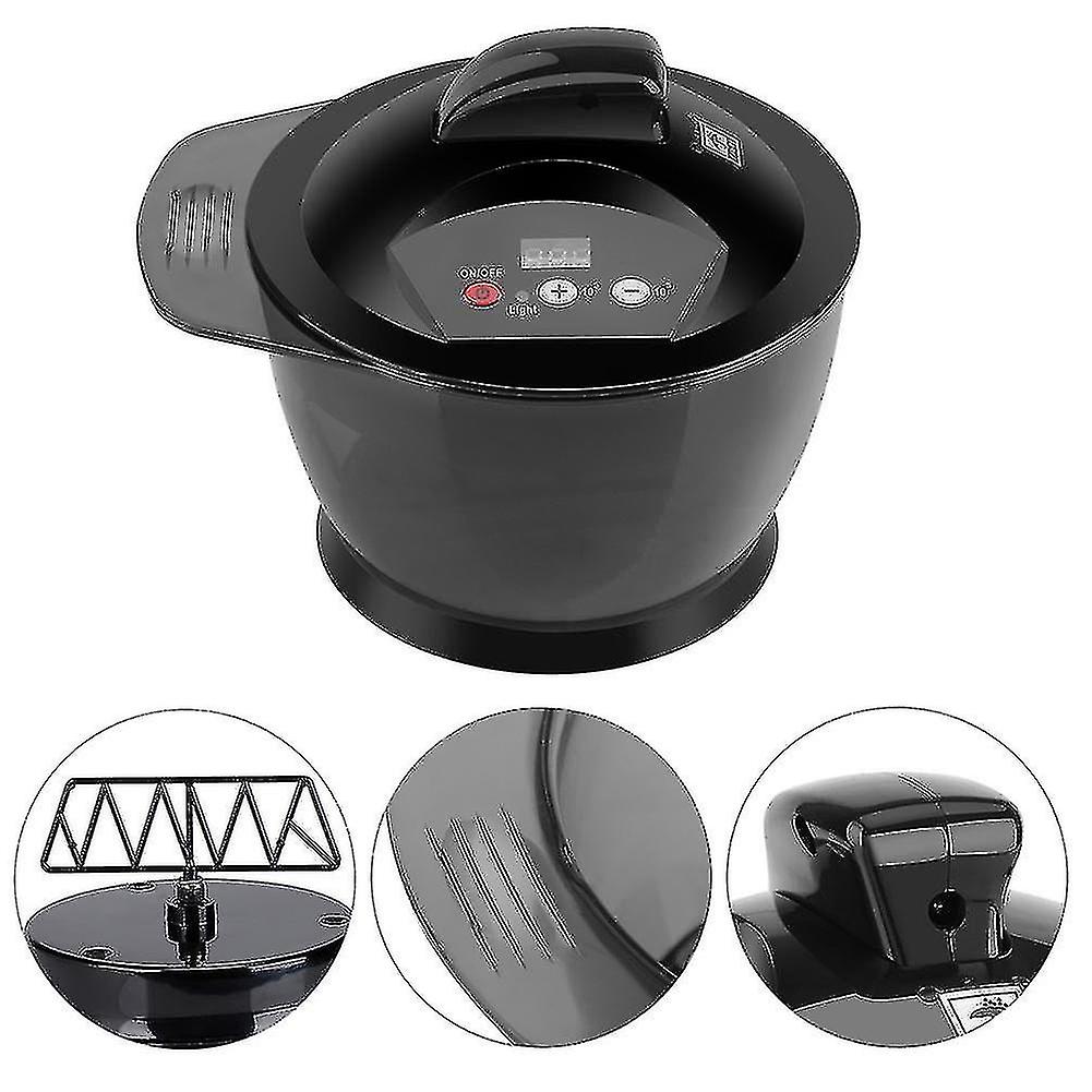 Electric Hair Cream Mixer, Usb Rechargeable Lcd Time Display Electric ...