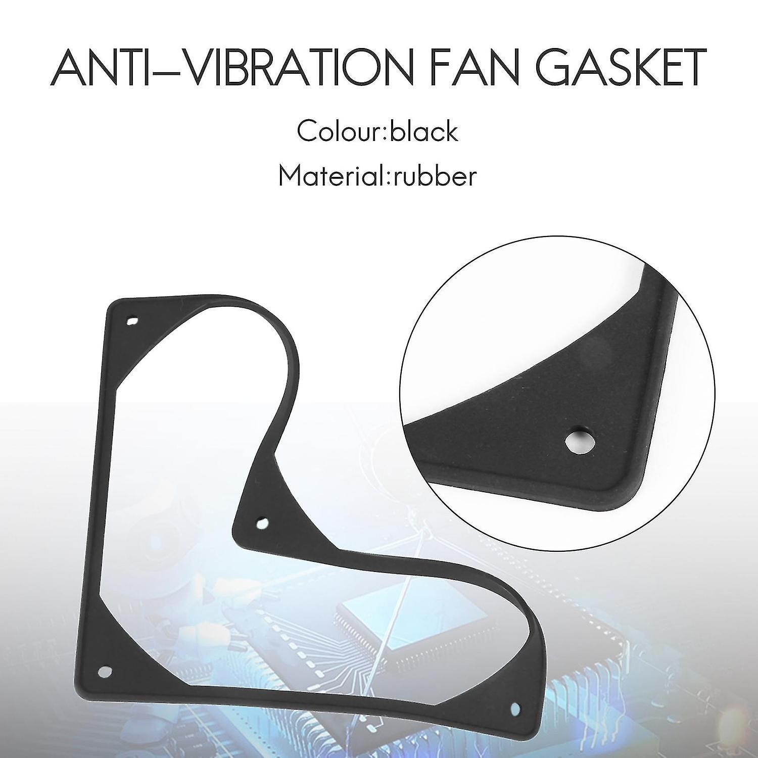 10pcs 140mm Anti-vibration Silicon Fan Gasket Noise Reducing Gasket Pad ...