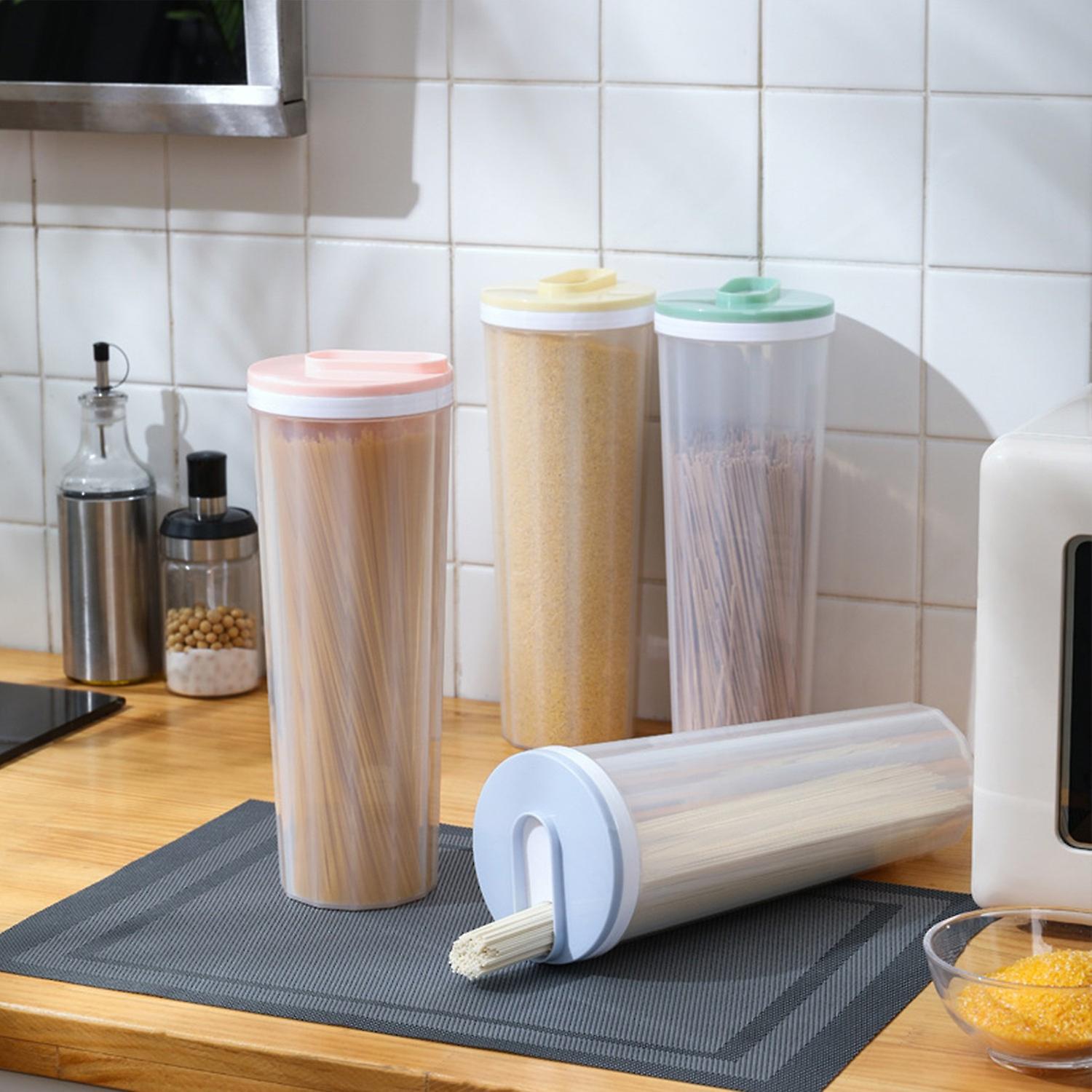 Spaghetti Storage Box Airtight Multi-functional PP Plastic Pasta Grain ...