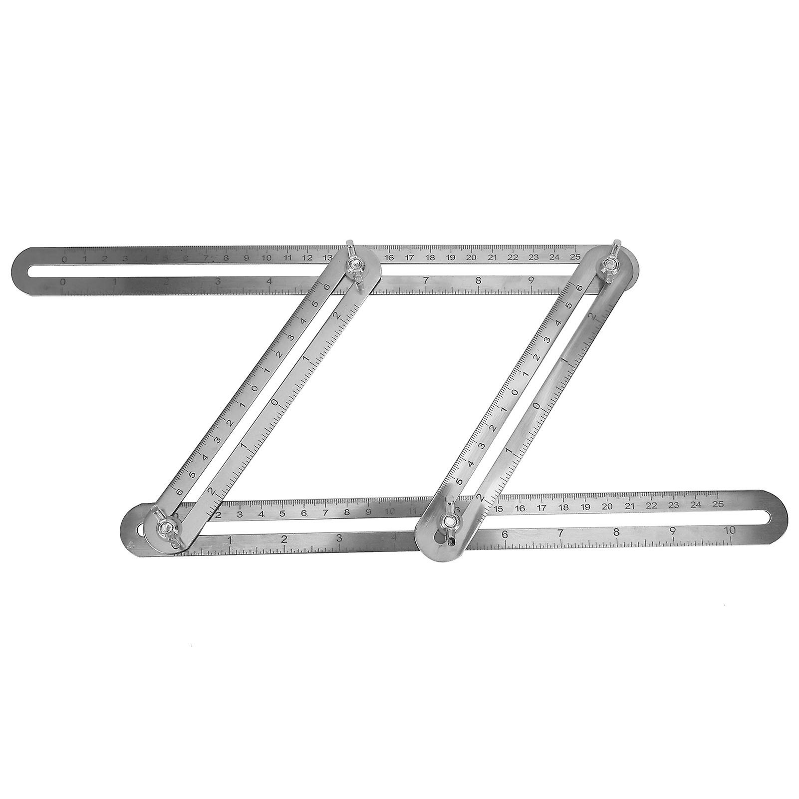Stainless Steel Four-Sided Folding Multi-Angle Measuring Ruler and ...