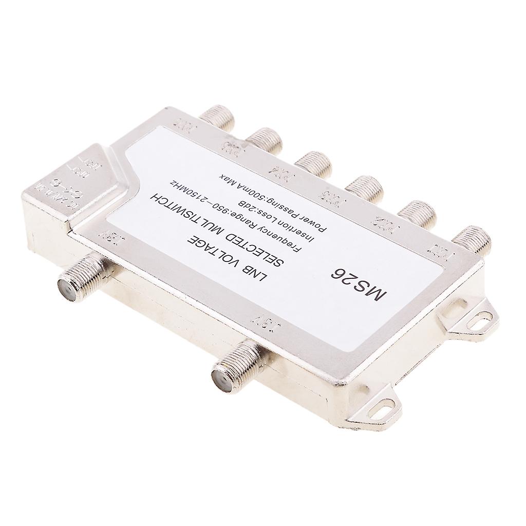 2 in 6 Diseqc Switch Satellite Multiswitch for TV Receiver | Fruugo UK