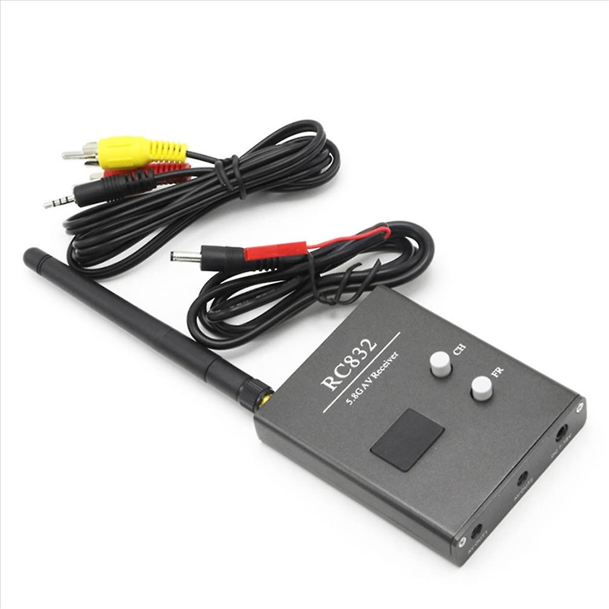 RC832 FPV Receiver 5.8GHz 48CH RC832 AV Receiver with Antenna for FPV ...