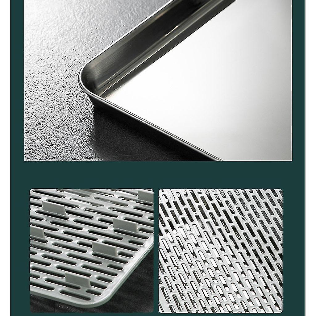 Drip Tray Stainless Steel No Dripping Draining Board Catching Spills ...