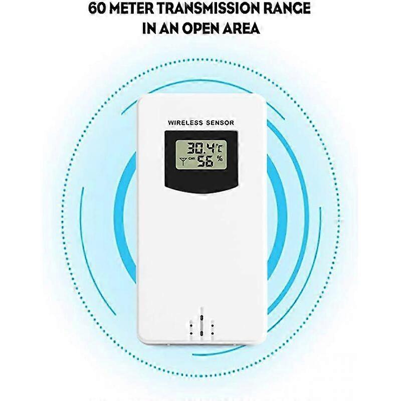 Weather Station Accessories, Wireless Sensor Sensor Temperature Monitor ...