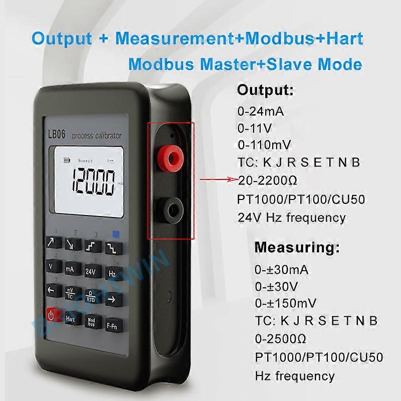 New Multifunction Process Calibrator Lb06 Modbus Rtu Hart Communicator ...