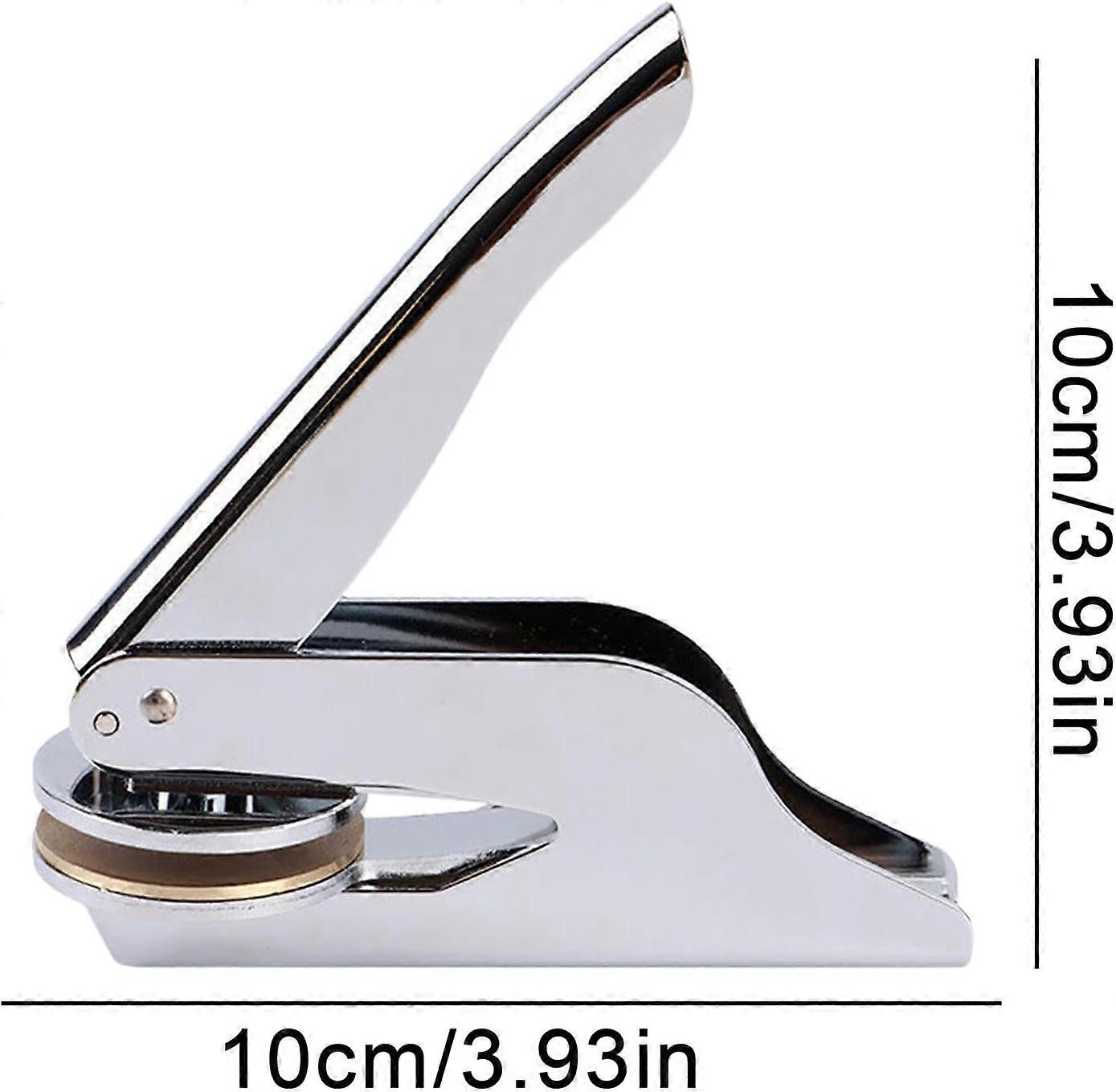 Paper Embosser | Library Book Stamp | Metal Embossing Seal, Handheld ...