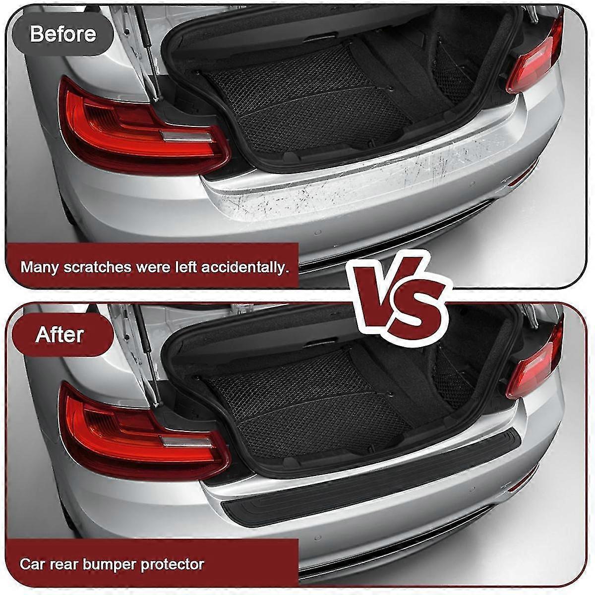 Car Rear Bumper Protector, Universal Flexible Bumper Guard Protector ...