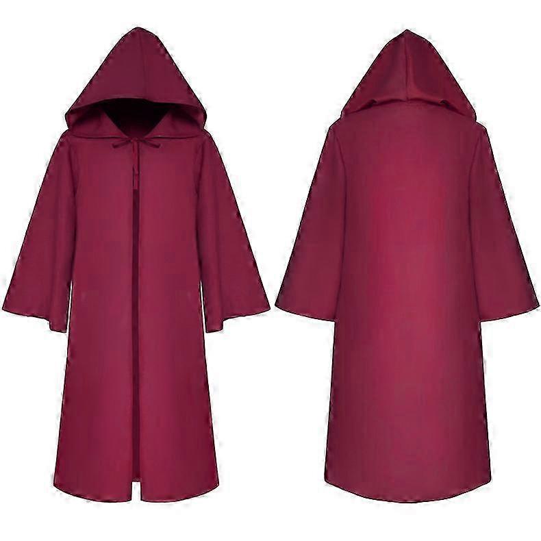 Hooded Robe Cloak - Ideal For Halloween Knight-themed Parties Cosplay ...