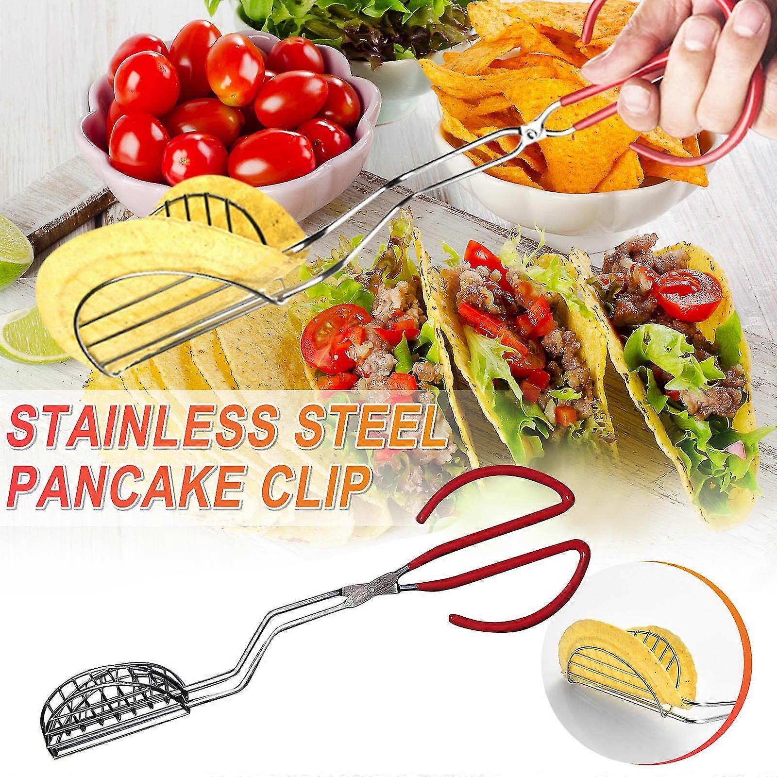 Household Items Taco Shell-Maker Press,Tortilla Fryer Tongs Taco ...