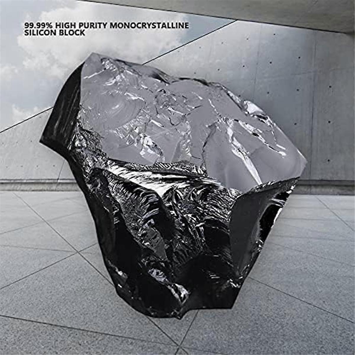 Silicon Metal, Elements 14 Semiconductor Monocrystalline Si Block, Raw ...